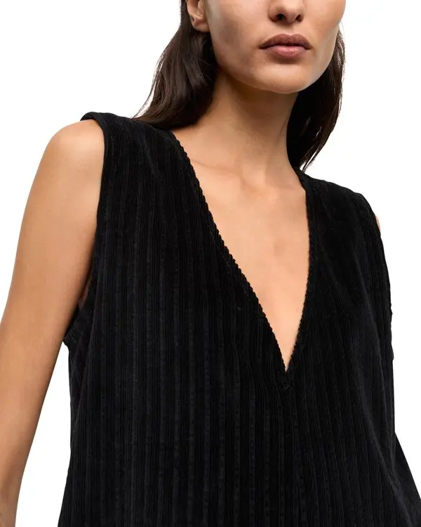 GANNI Stretch Corduroy Mini Dress