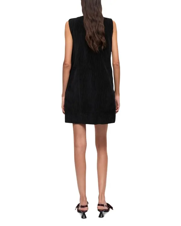 GANNI Stretch Corduroy Mini Dress