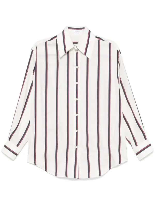 Alexander McQueen Striped Shirt - White
