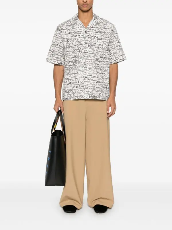 Marni Straight-leg Trousers - Neutrals