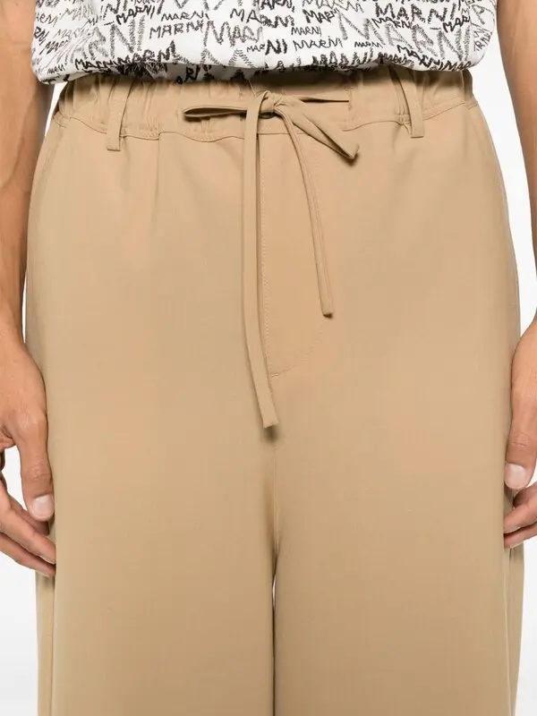 Marni Straight-leg Trousers - Neutrals