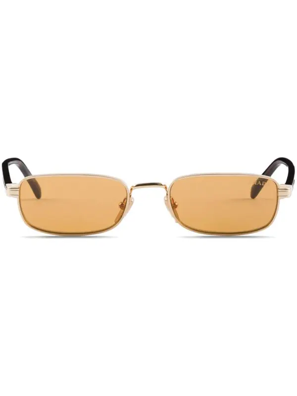 Prada Rectangle-frame Sunglasses - Brown