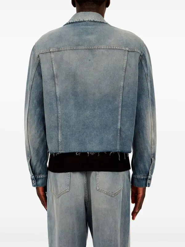 MAISON MARGIELA Cotton Denim Jacket - Blue