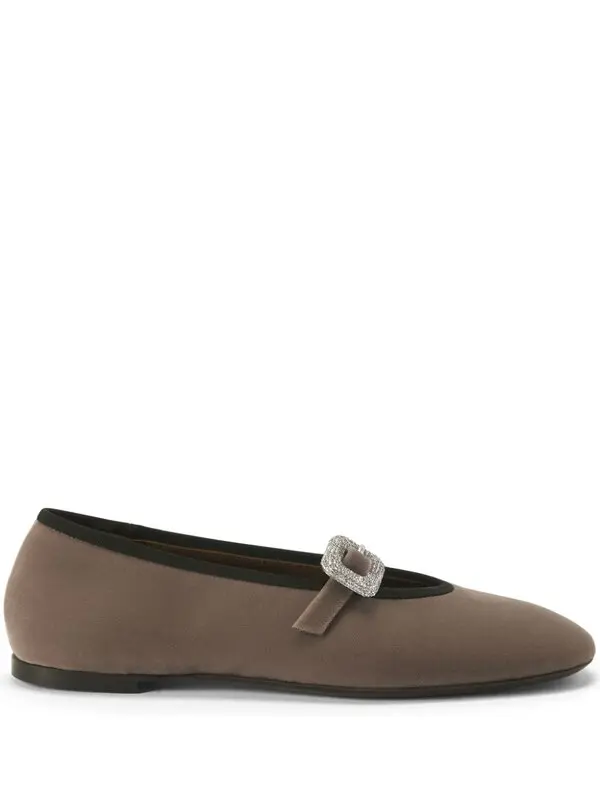 GIUSEPPE ZANOTTI Georgia Buckle Ballet Flats