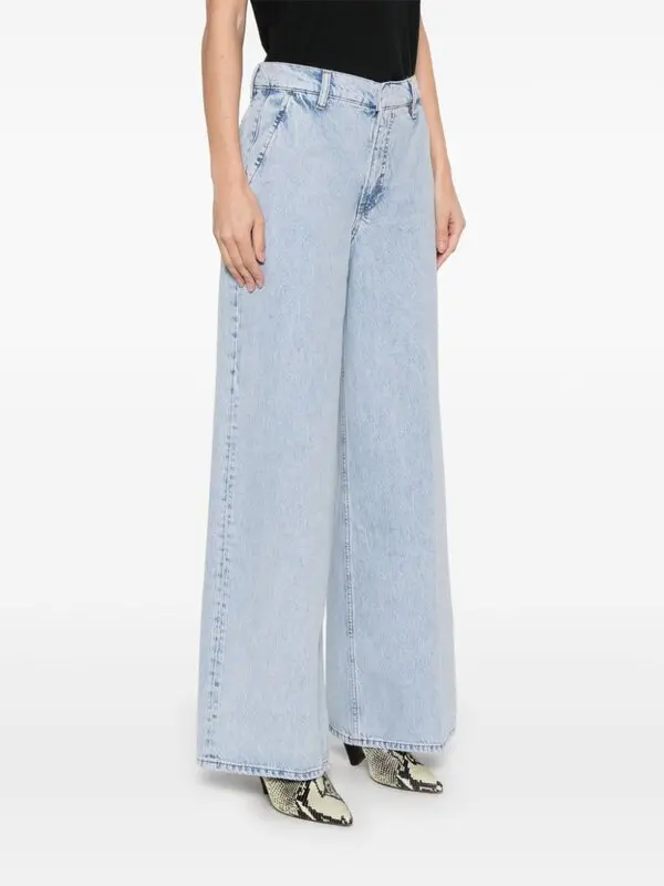 FRAME Wide-leg Jeans
