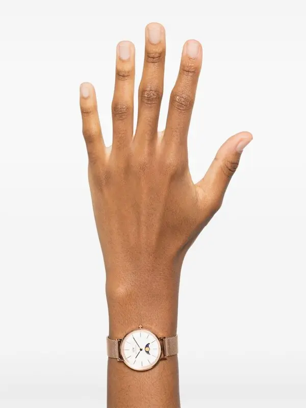 DANIEL WELLINGTON Petite Moonphase 32mm - White