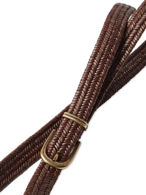 Brunello Cucinelli Leather Belt - Brown