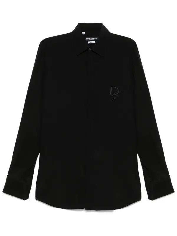 Dolce & Gabbana Logo-embroidered Shirt