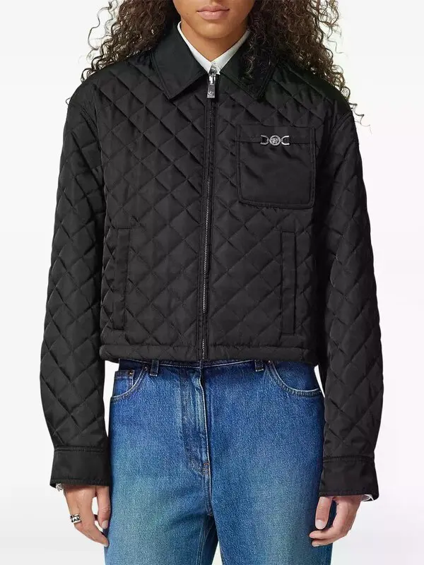 Versace Quilted Blouson Jacket