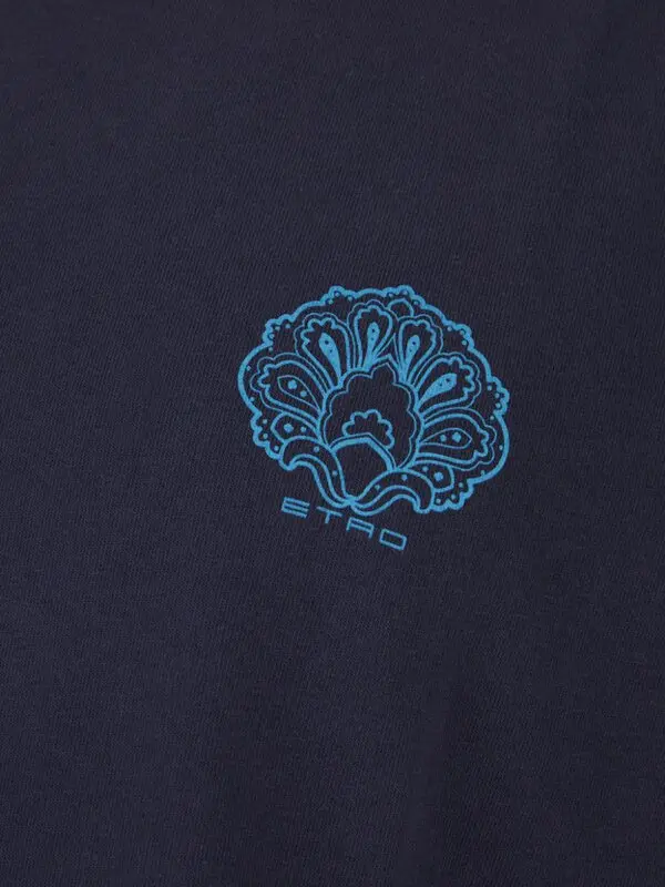 Etro Logo-print Cotton T-shirt