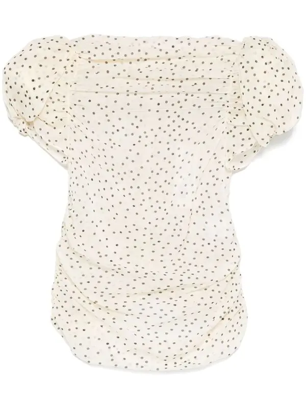 Magda Butrym Polka Dot Blouse