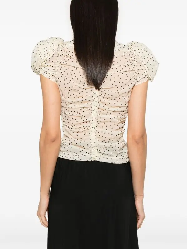 Magda Butrym Polka Dot Blouse