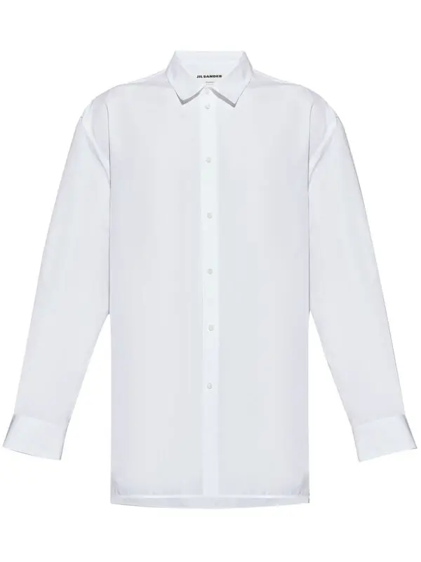 JIL SANDER Jw-initials Anchor Logo Shirt - White