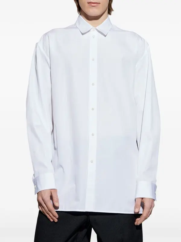 JIL SANDER Jw-initials Anchor Logo Shirt - White
