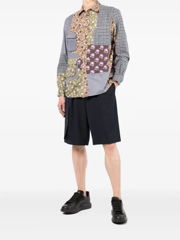 Alexander McQueen Patchwork-design Shirt