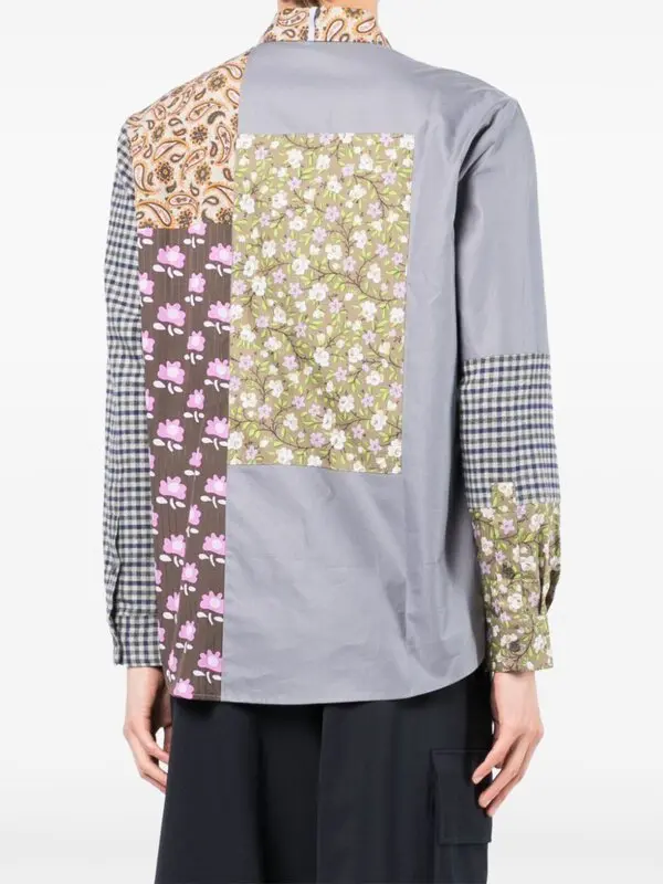 Alexander McQueen Patchwork-design Shirt