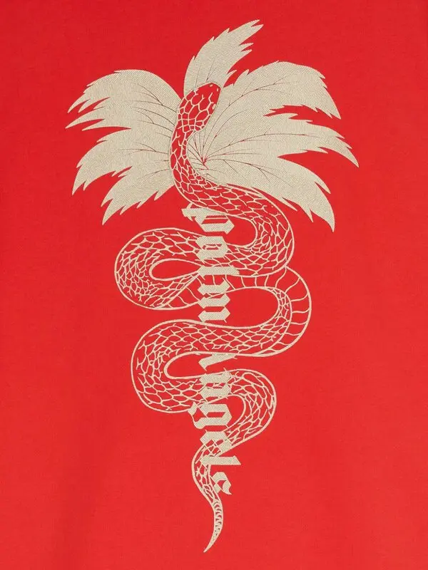 Palm Angels Snake-embroidery Sweatshirt