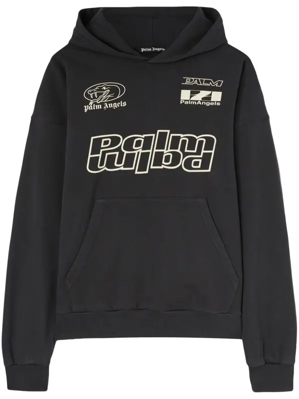 Palm Angels Snake-print Hoodie
