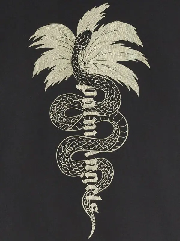 Palm Angels Snake-print Hoodie