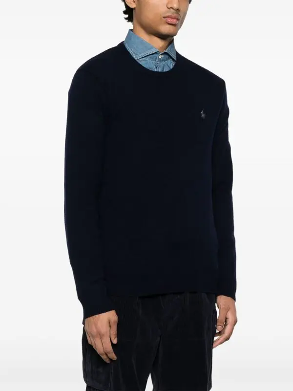 Polo Ralph Lauren Pony-embroidered Sweater - Blue