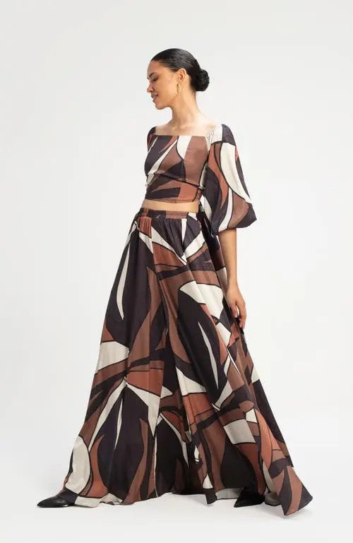 DIARRABLU Jant Wide-leg Pants - Chiado Rust