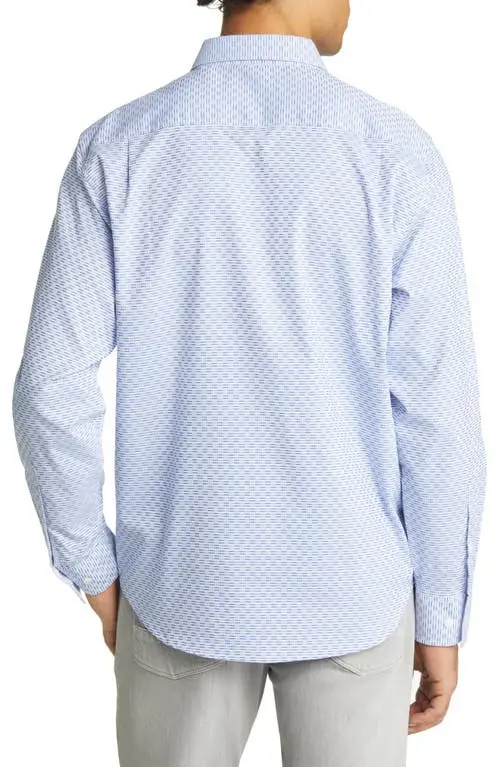 Tommy Bahama Sarasota Stretch Ventura Islandzone® Stripe Stretch Button-up Shirt - Blues