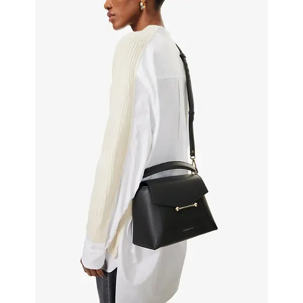 Strathberry Mosaic Top-handle Bag - Black