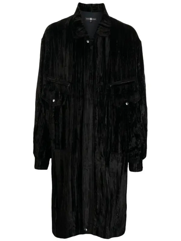 EDWARD CRUTCHLEY Velvet Tailored Coat