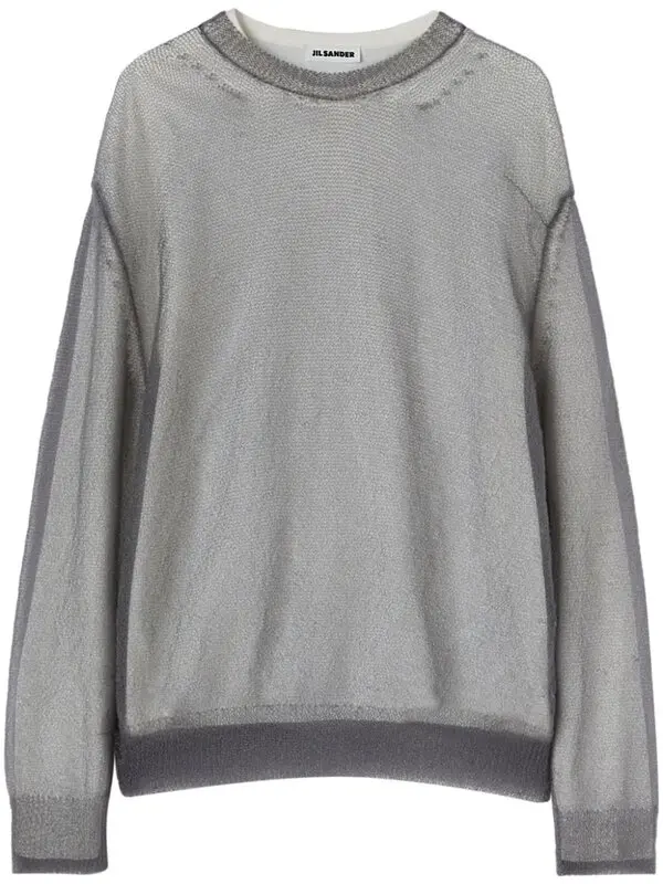 JIL SANDER Layered Jumper - Grey