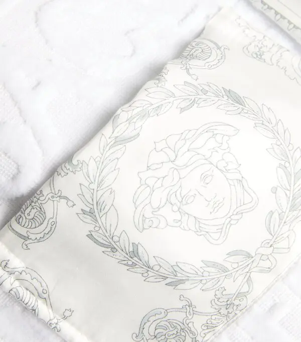 Versace Baroque Bath Robe - White