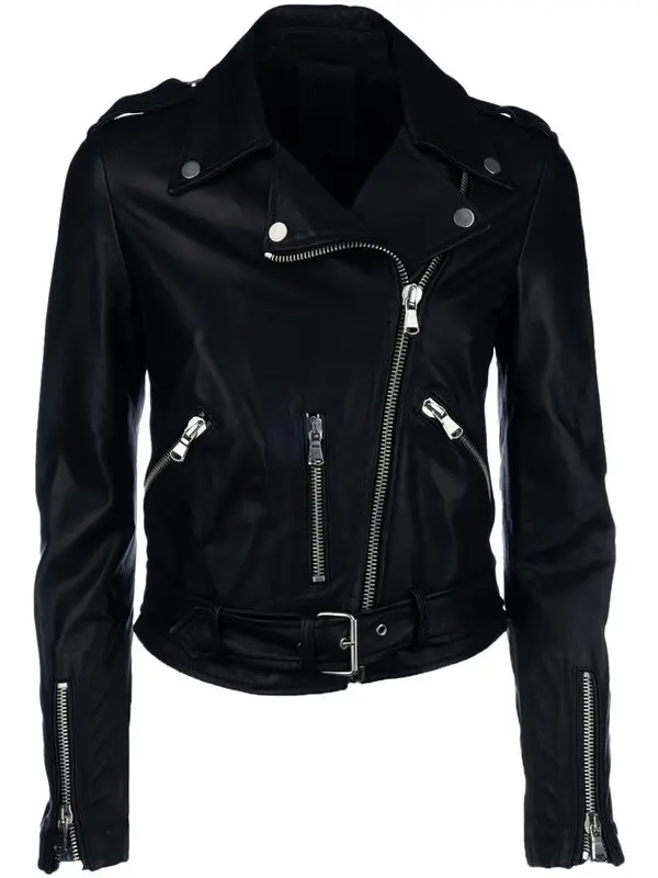 GIOCASTA Zip-down Biker Jacket