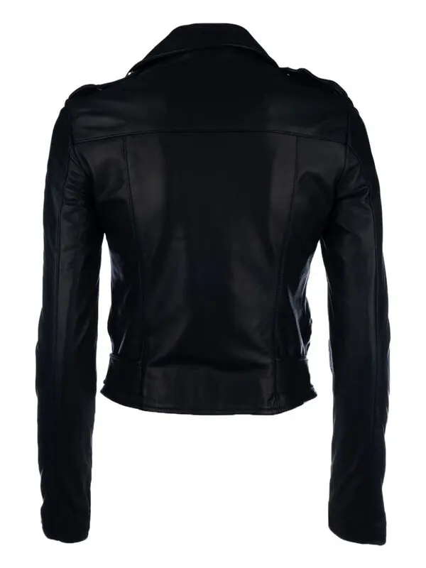 GIOCASTA Zip-down Biker Jacket