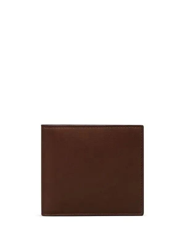 Thom Browne Bi-fold Leather Wallet - Brown