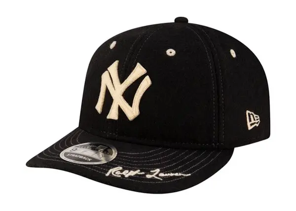 New Era X Ralph Lauren Retro Crown Snapback Cap - Black