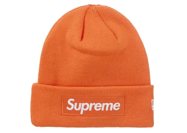 Supreme Box Logo Beanie - Dark Orange