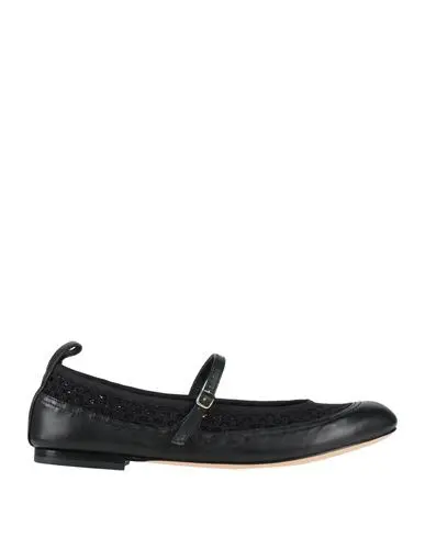 Agl Mary Jane Crochet-knit Ballerinas