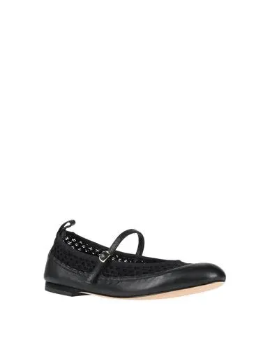 Agl Mary Jane Crochet-knit Ballerinas
