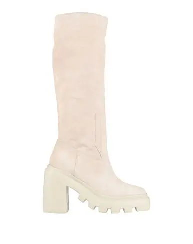 VIC MATIE Leather Boots - Beige