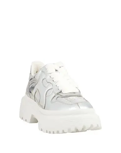 Hogan Patent-effect Textile Low-top Sneakers