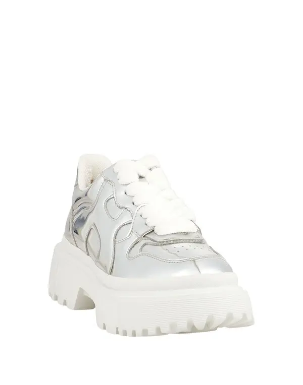 Hogan Patent-effect Textile Low-top Sneakers