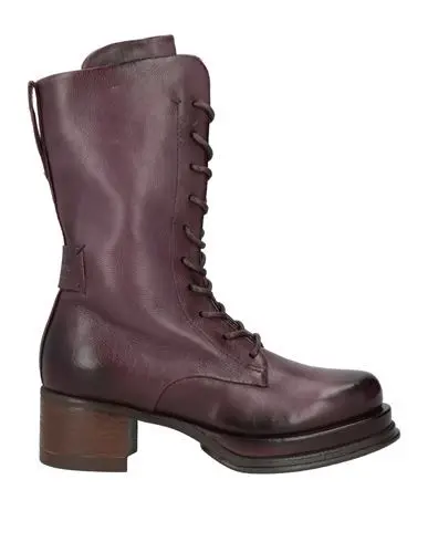 A.S.98 Leather Ankle Boots - Plum