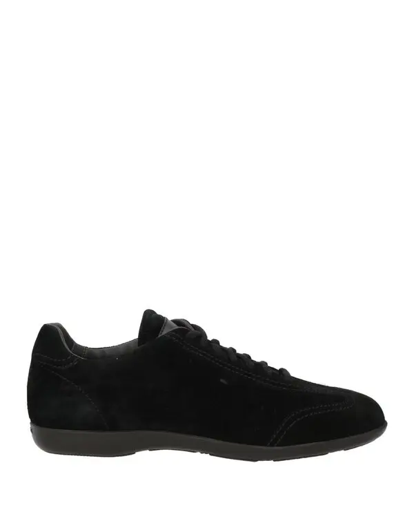 Santoni Leather Sneakers - Black
