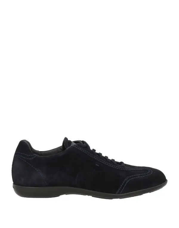 Santoni Leather Sneakers - Blue