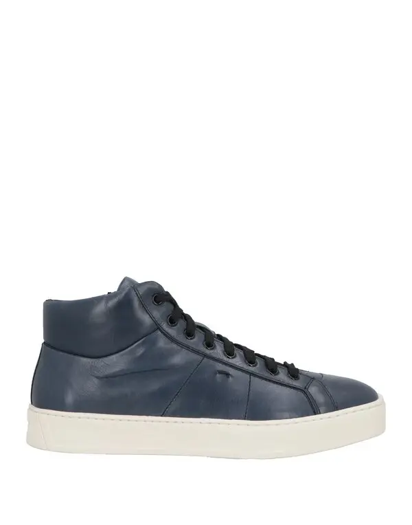 Santoni Leather High-top Sneakers