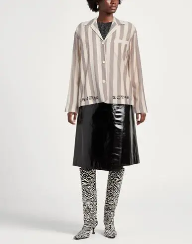 ALYSI Striped Cotton Jacket