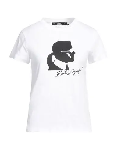 Karl Lagerfeld Logo-print Organic Cotton T-shirt - White