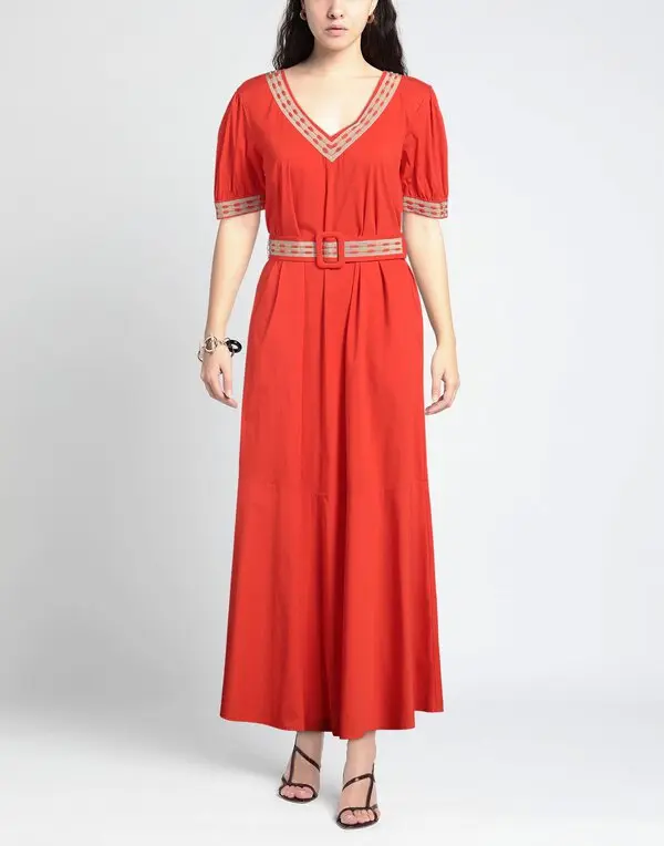 PUROTATTO Flared Maxi Dress