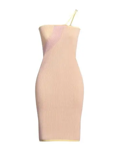 Gcds Mini Knit One-shoulder Dress