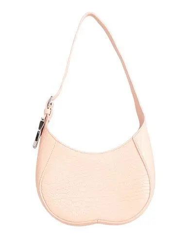 Burberry Leather Hobo Shoulder Bag - Blush