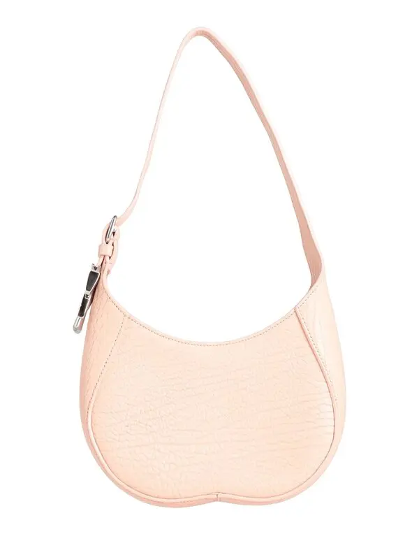 Burberry Leather Hobo Shoulder Bag - Blush